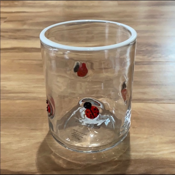 Anthropologie | Kitchen | Anthropologie Lady Bug Juice Glass | Poshmark